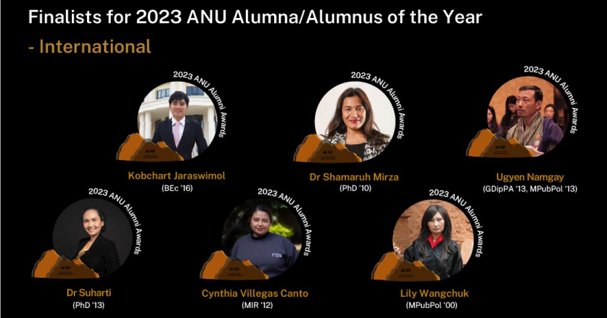 Meet our 2023 ANU Alumni Awards Finalists | Australian National University